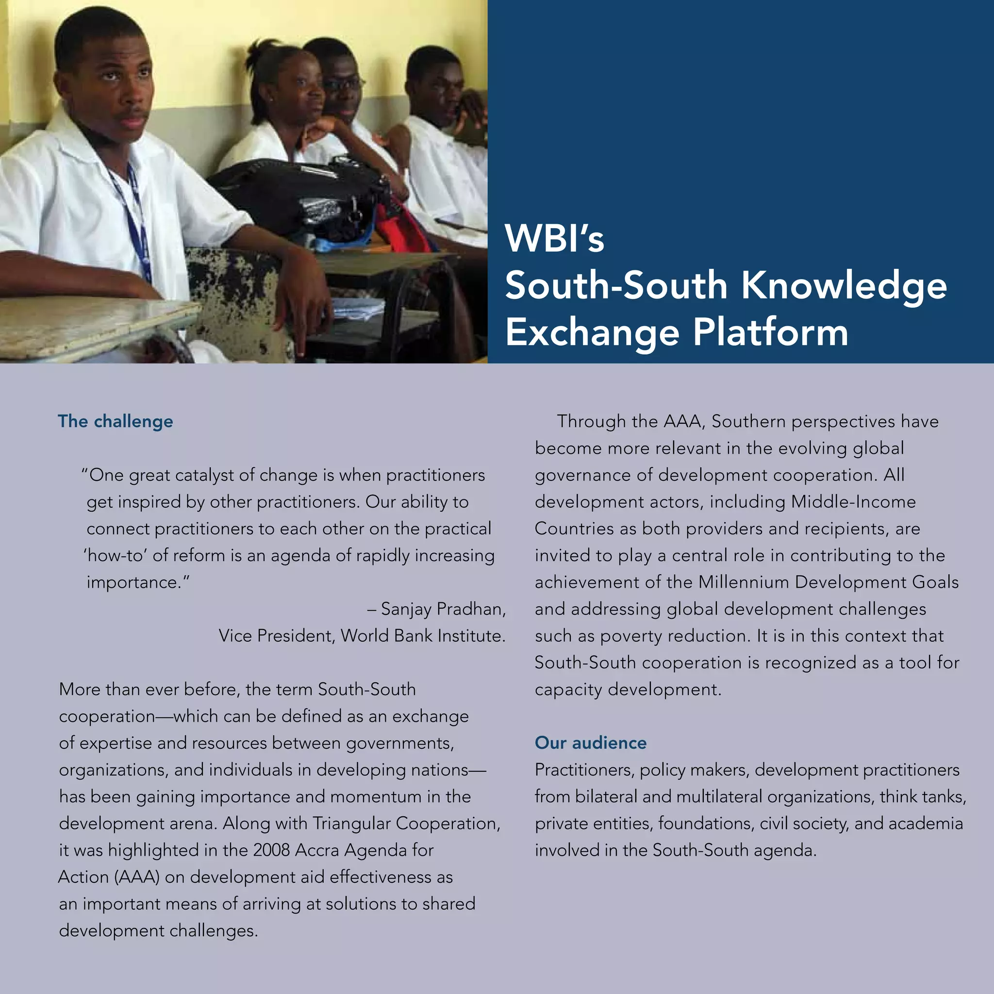 World Bank - Focus on South-South Knowledge Exchange | PDF
