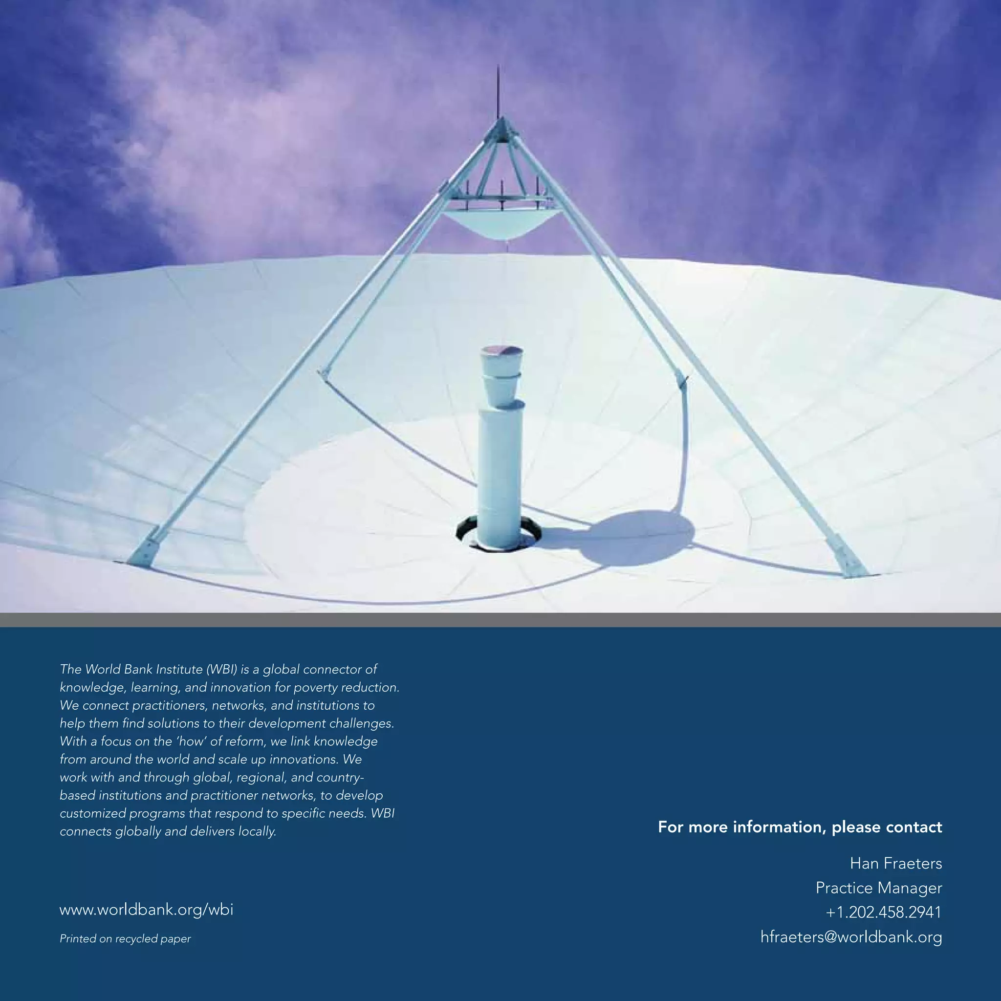 World Bank - Focus on South-South Knowledge Exchange | PDF