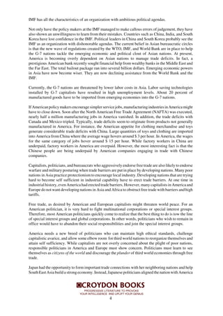 WORLD BANK, IMF, WTO AND FARM SUBSIDIES | PDF