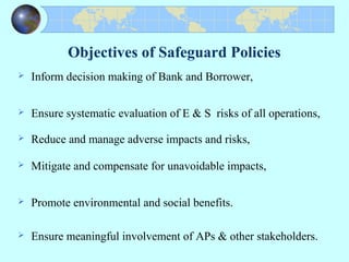World bank and adb safeguard policies for infrastructure projects | PPT