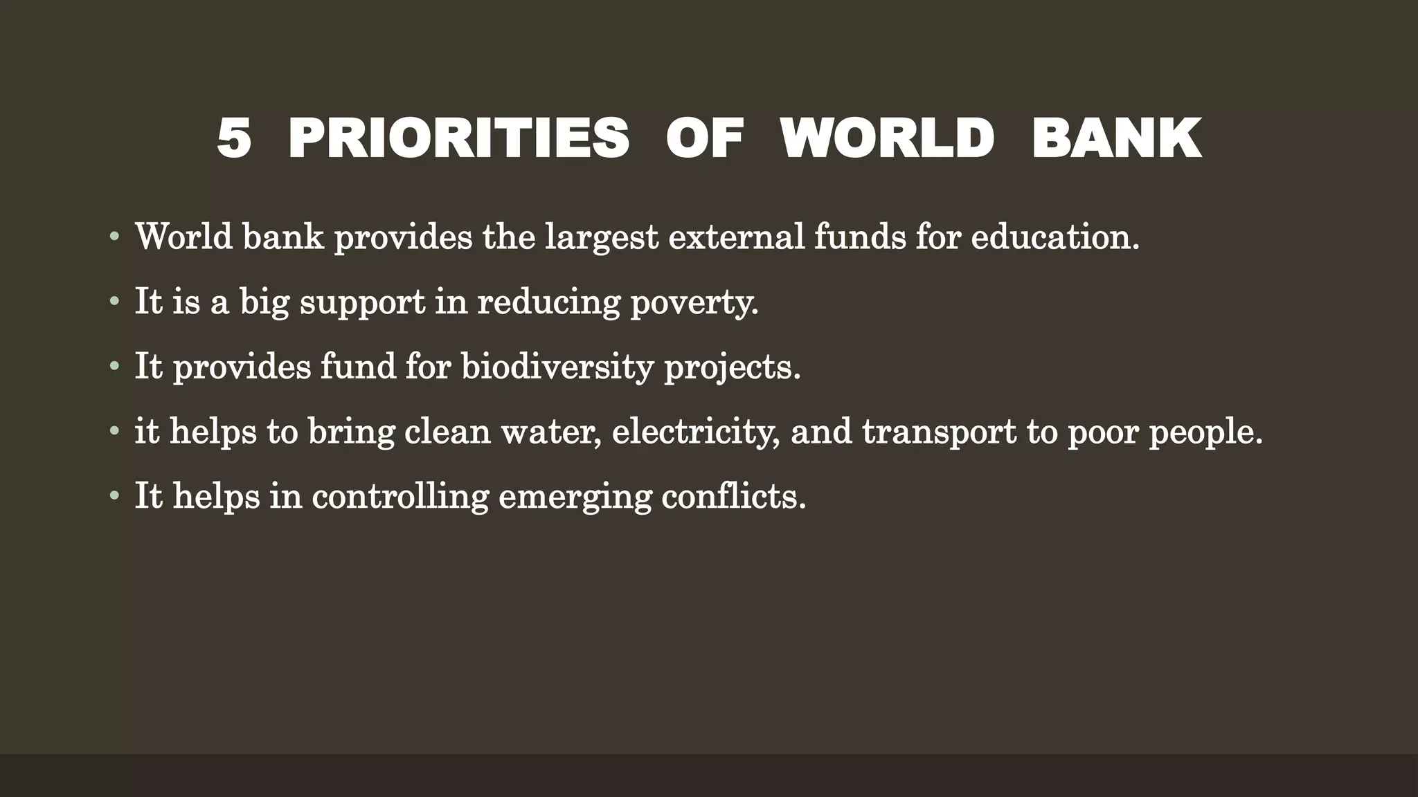 World bank and International Monetary Fund (imf | PPTX