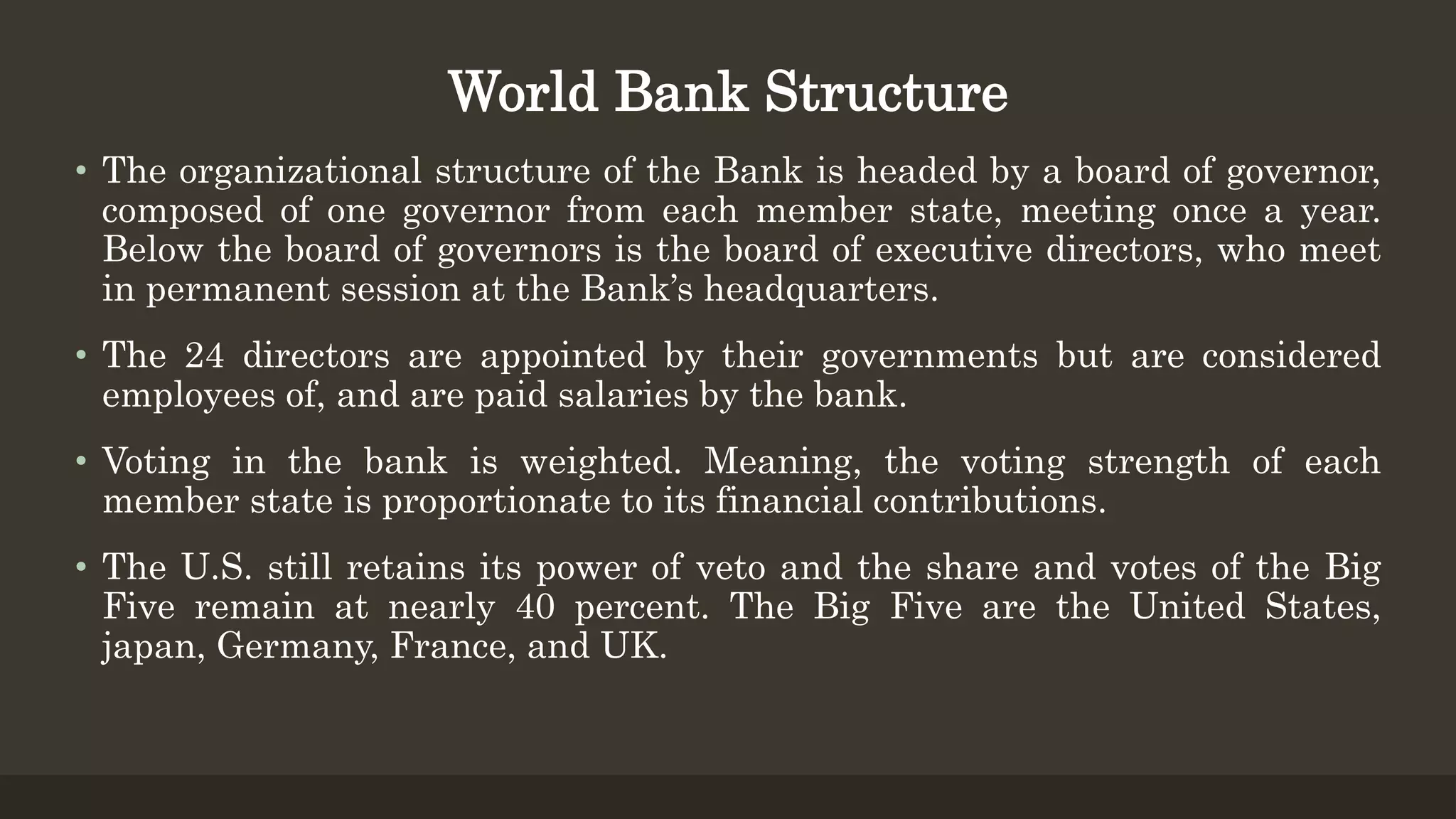 World bank and International Monetary Fund (imf | PPTX
