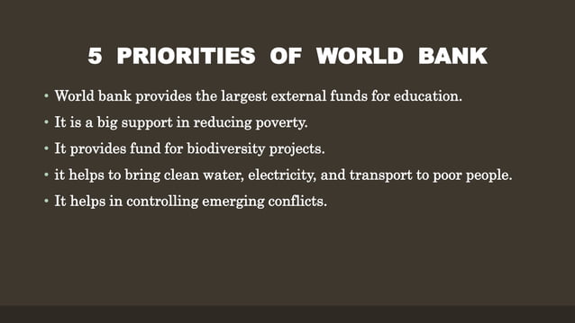 World bank and International Monetary Fund (imf | PPTX