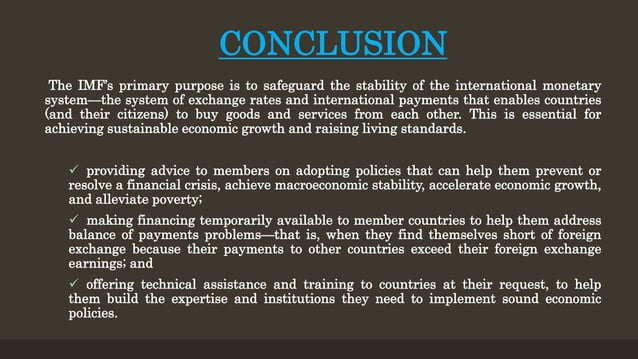 World bank and International Monetary Fund (imf | PPTX