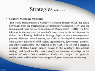 World bank and strategies | PPT