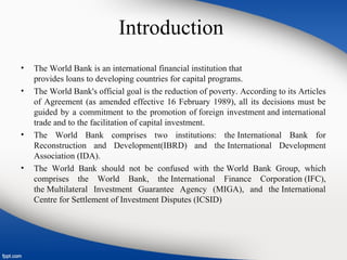 World bank and strategies | PPT