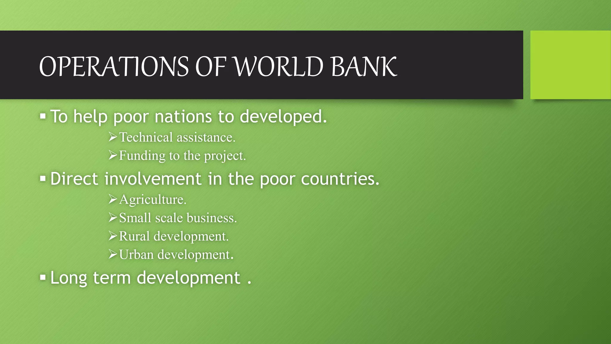 WORLD BANK | PPTX