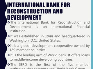 World bank ibrd | PPT