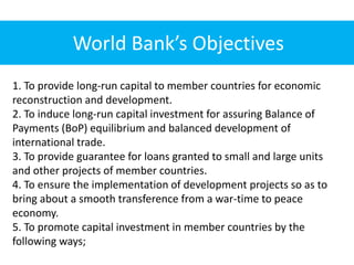 World Bank & IMF (International Monetary Fund) | PPTX