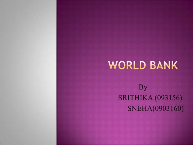 World bank in india | PPT