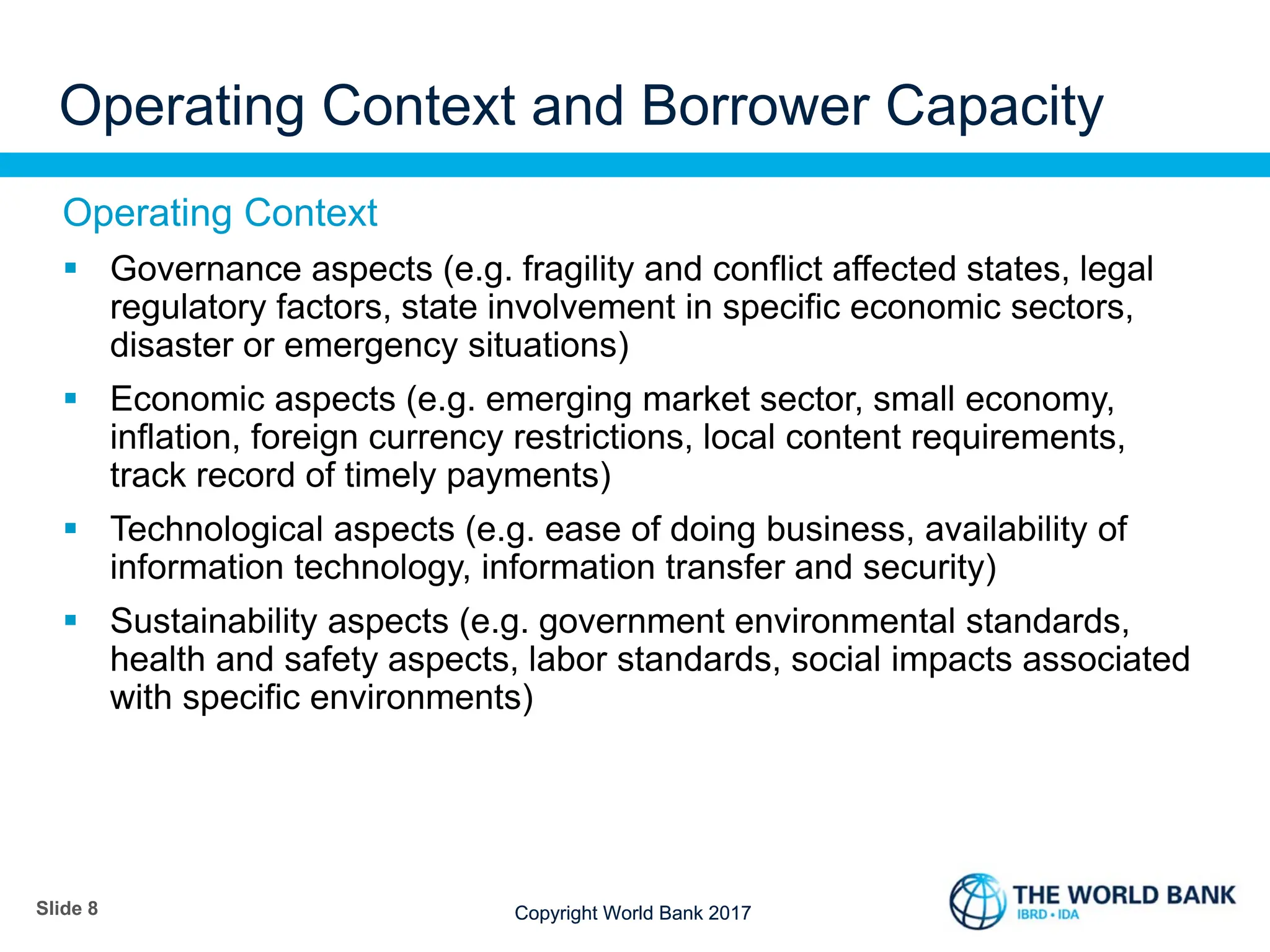 WORLD BANK POWERPOINT PRESENTATION ON 2016 PROCUREMENT FRAMEWORK --- PROJECT PROCUREMENT ...