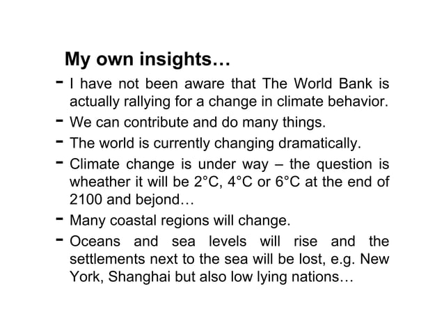 The World Bank: Turn Down the Heat - Why a 4 Degrees Celsius Warmer ...