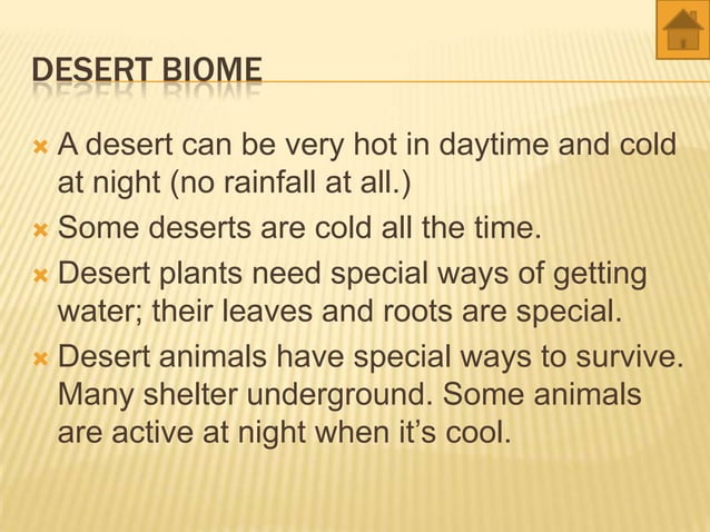 world biomes - animals and plants | PPTX