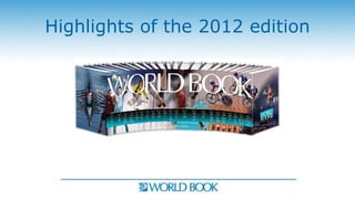 World Book Encyclopedia Books 2012 | PPT