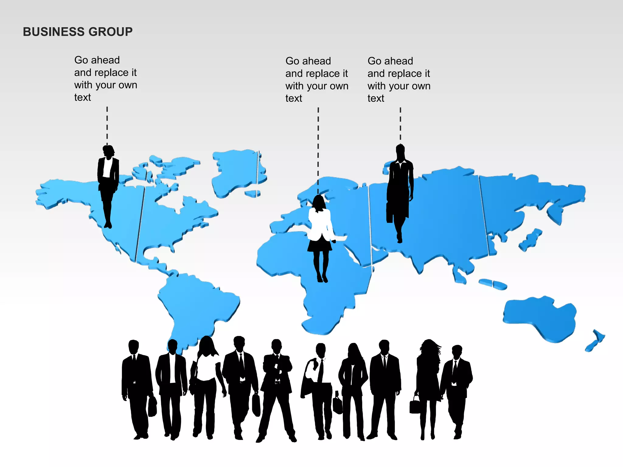 World Business Group Diagrams | PPT