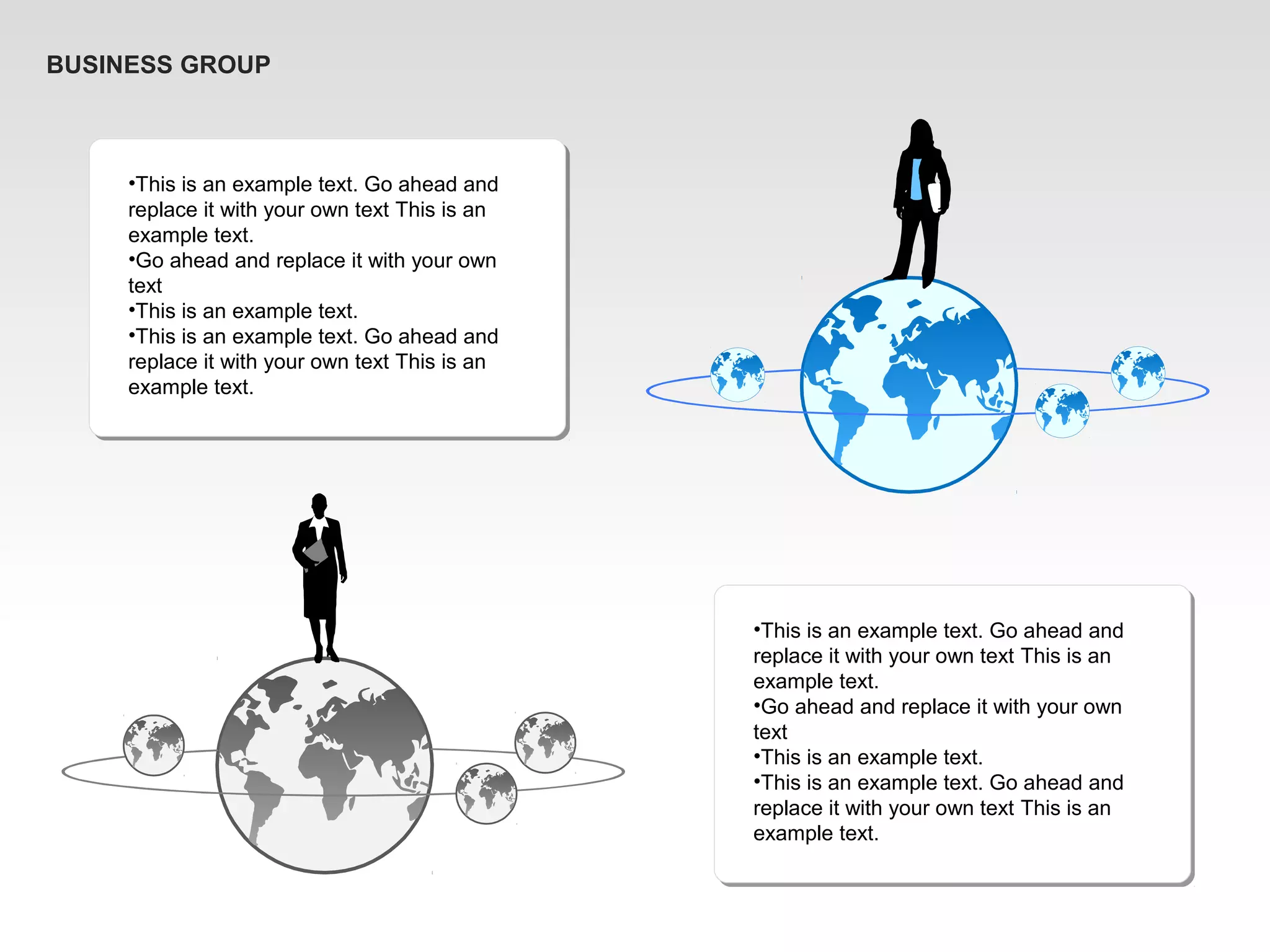 World Business Group Diagrams | PPT
