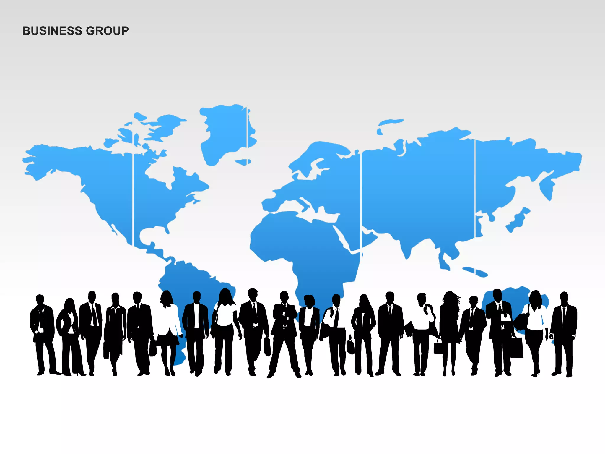 World Business Group Diagrams | PPT