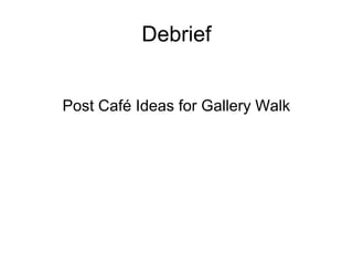 World Cafe Protocol | PPT
