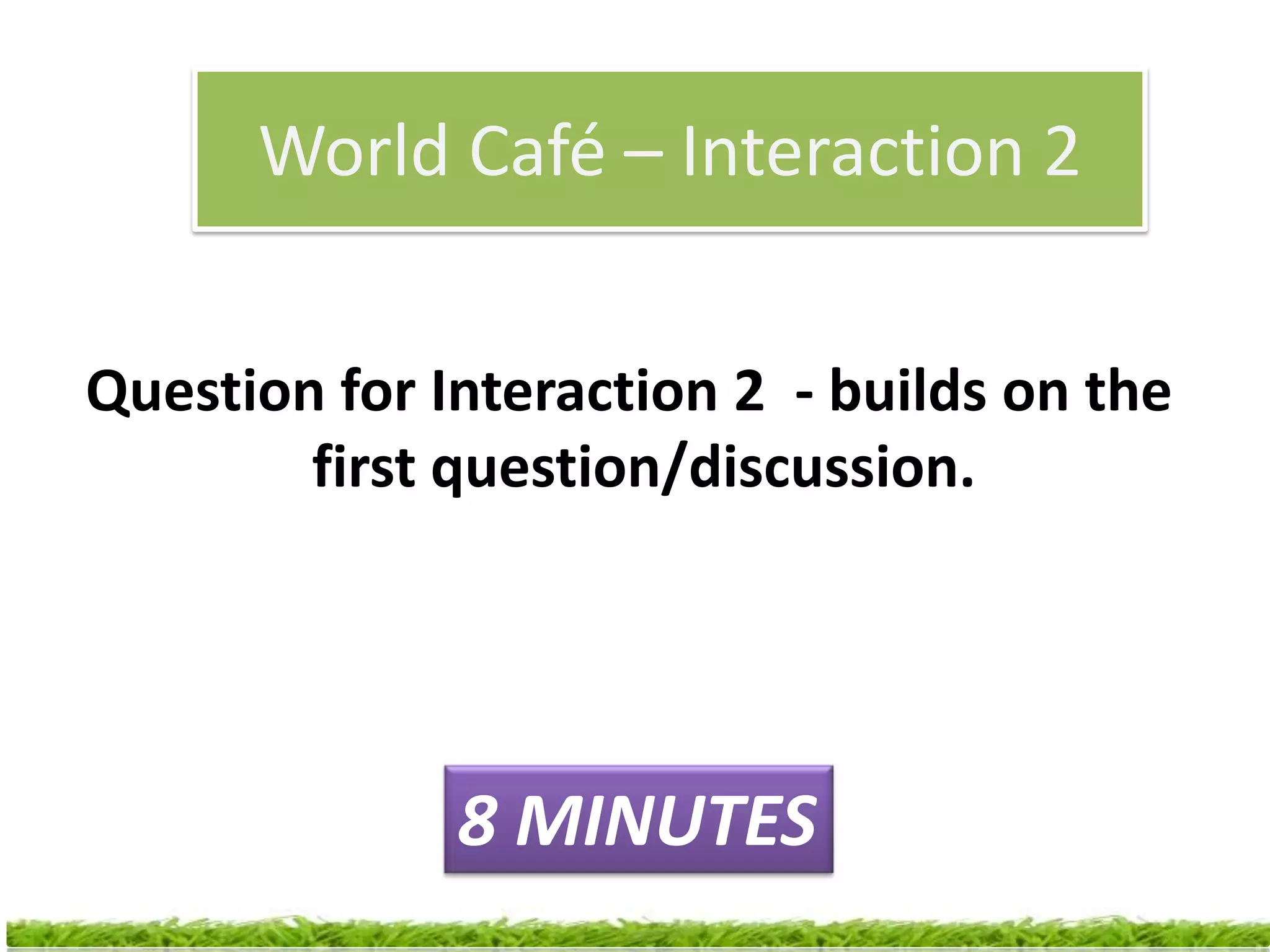 The World Cafe | PPTX