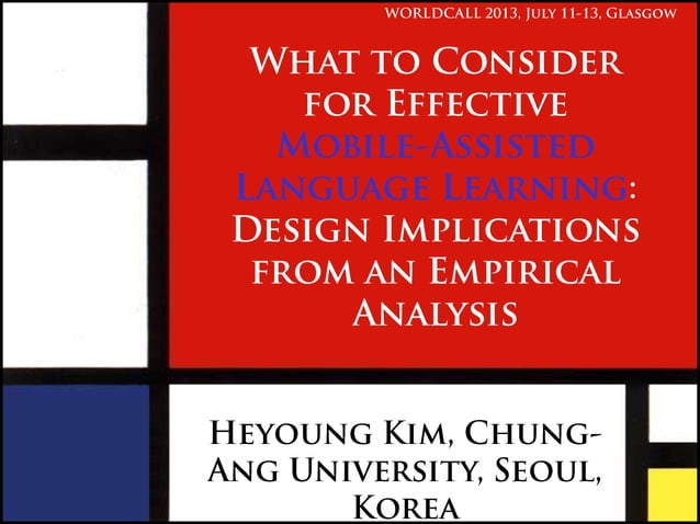 What to Consider for Effective Mobile-Assisted Language Learning ...