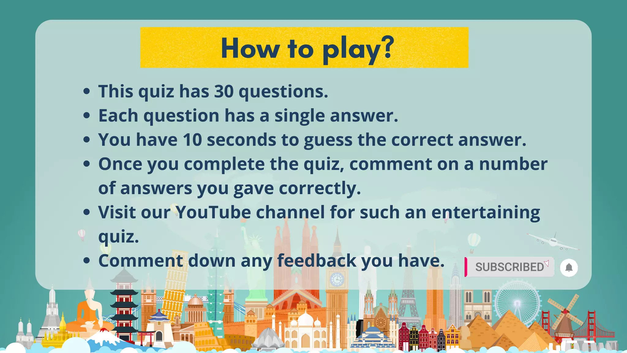 World Capital Quiz – Countries and their Capitals | PDF