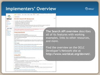 WorldCat Search API | PPT