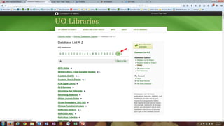 WorldCat+InterLibrary Loans at UO Libraries | PPTX
