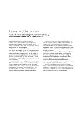 BOLDROCCHI - A SUCCESSFUL GLOBAL COMPANY | PDF
