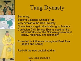 World china 9 tang | PPT