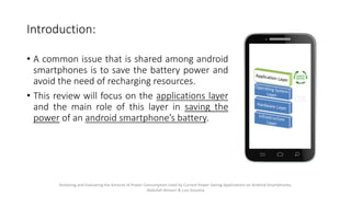 Reviewing Power-Saving Approaches Used During the Actual End-User Usage ...