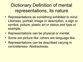 Cognitive Representations related to the Concept of World Citizen | PPT