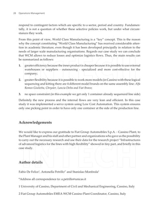 World class manufacturing | PDF