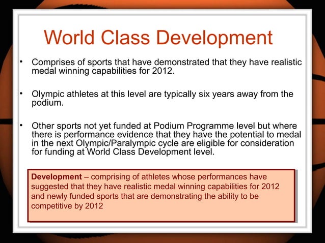 AS PE - World Class Programme | PPT
