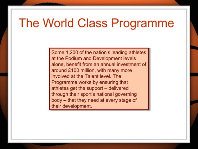 AS PE - World Class Programme | PPT