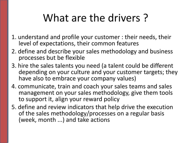 World Class Sales Organization | PPSX