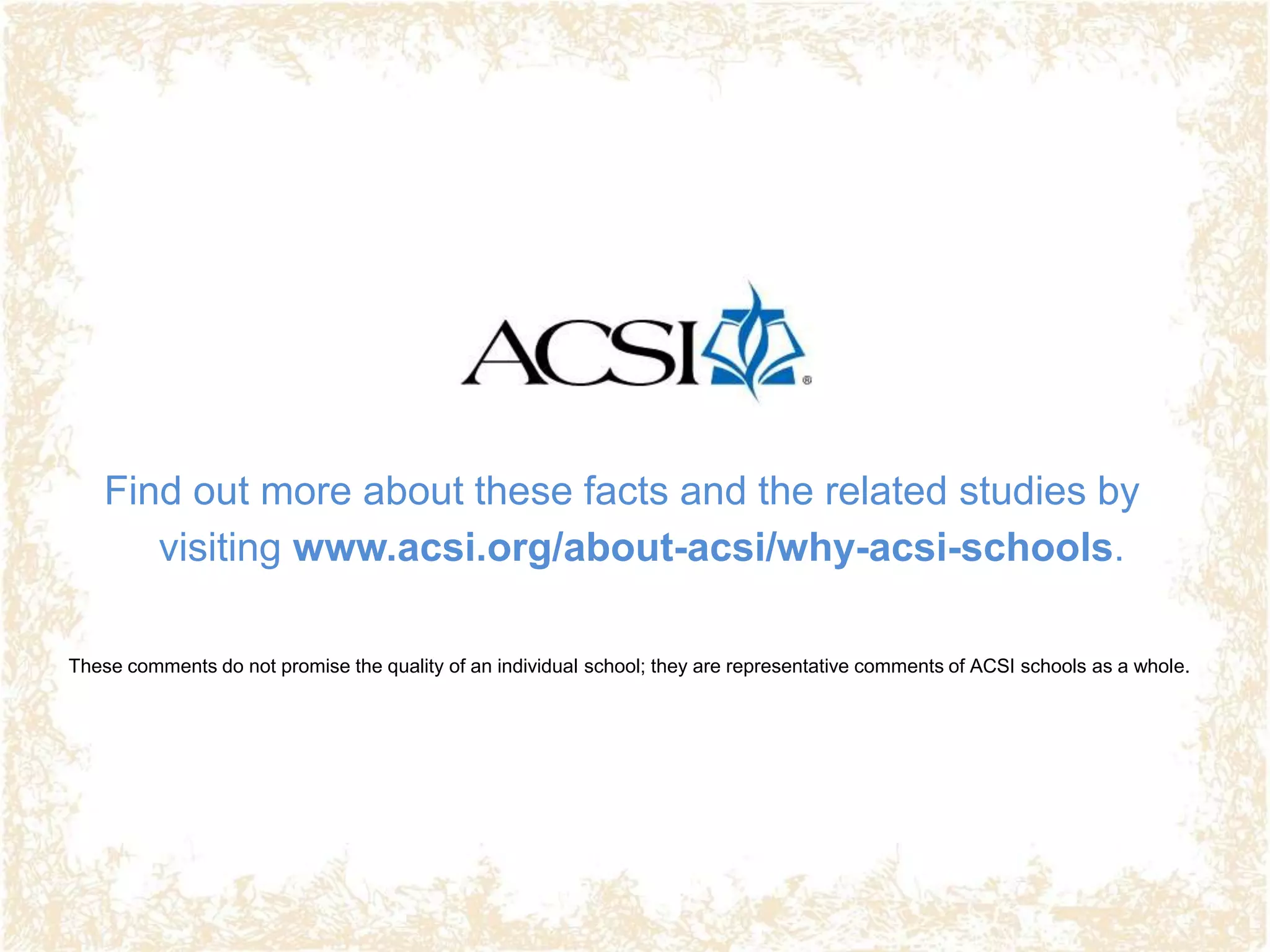 ACSI Accreditation | PPTX