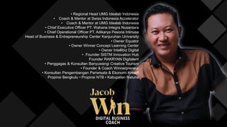 World class startup team's mindset by Jacob Win | PPT