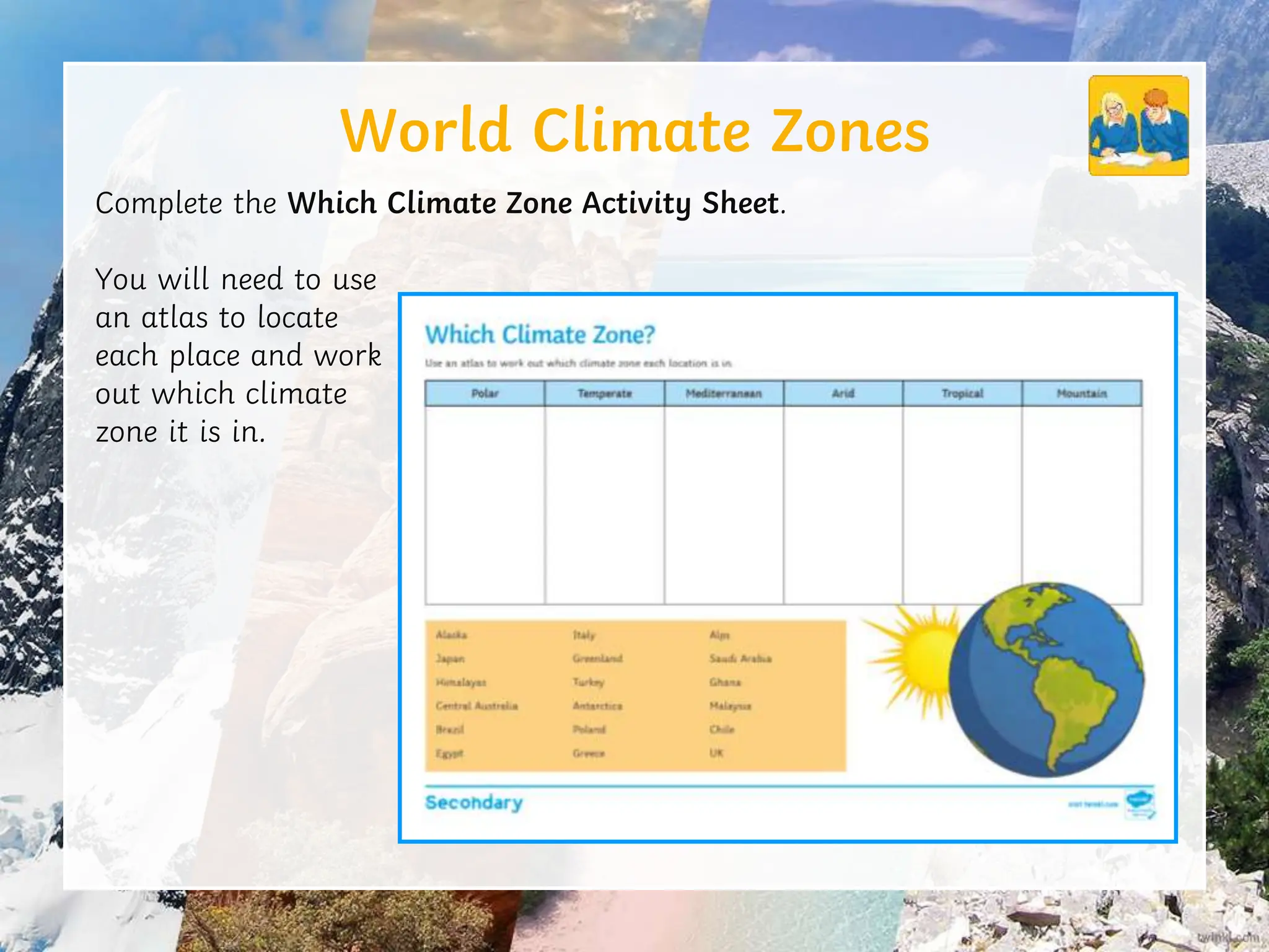 World Climate Zones Presentation.For primary educationpt | PPT