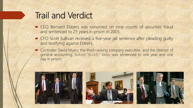 World com corporate governance failure | PPTX | Business Accounting & Finance | Business