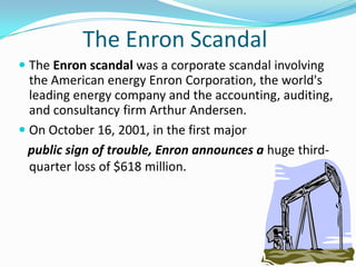Worldcom and enron | PPTX