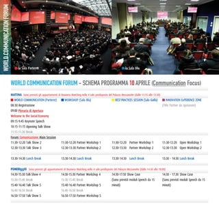 Presentazione World Communication Forum | PDF