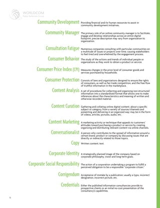 Worldcom Releases "International Public Relations e-Glossary" | PDF