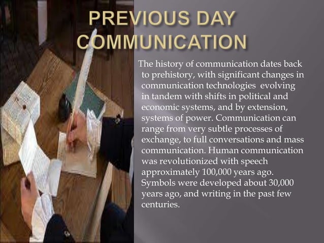 World communication day | PPT