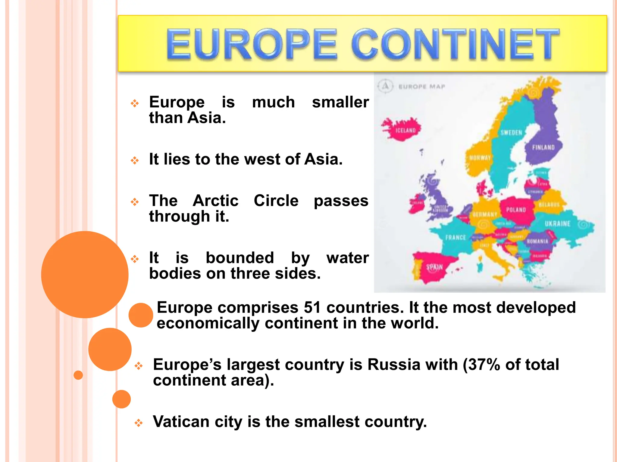 WORLD Continent Presentation for student | PPTX