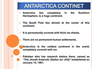WORLD Continent Presentation for student | PPTX