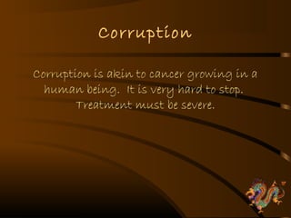 World Corruptions Peoples | PPT