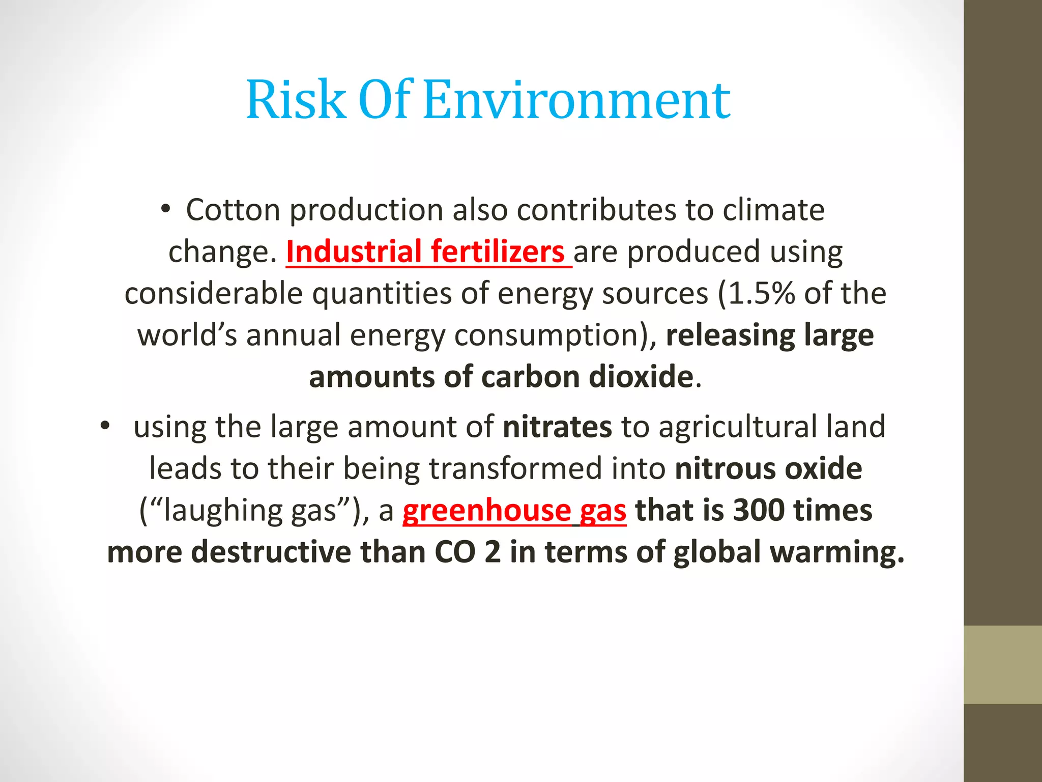 World cotton production | PPTX