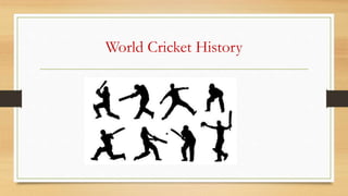 World cricket history | PPT