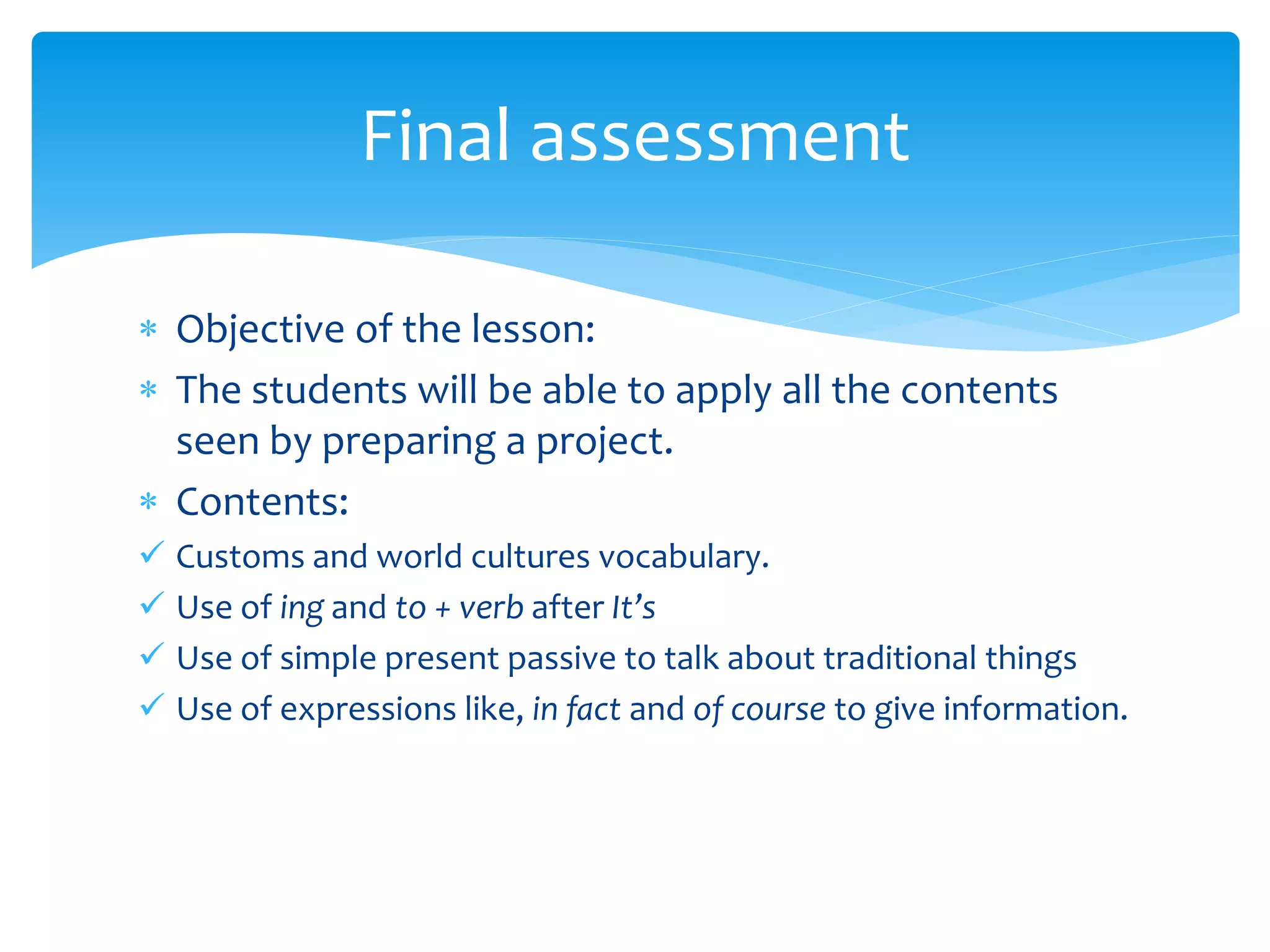 World cultures exam presentation final version | PPTX