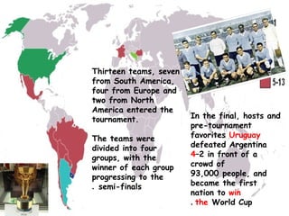 World cup 1930 & world cup 2010 | PPT
